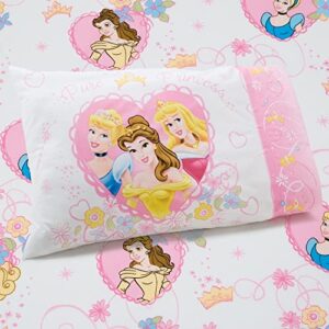 disney princess castle dreams 2-piece sheet set (toddler bed)