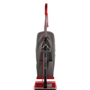 Oreck Commercial Upright Bagged Vacuum Cleaner, Lightweight, 40ft Power Cord, U2000R1, Grey/Red