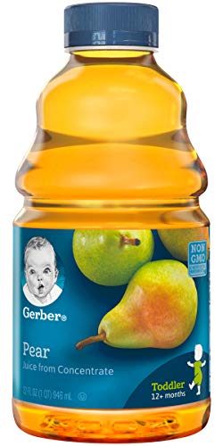 Gerber 100% Pear Juice, 32 FL Ounce (Pack of 6)