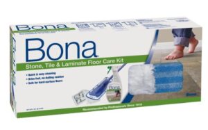 bona stone, tile & laminate floor care system, 4-piece set