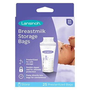 Lansinoh Breastmilk Storage Bag, 25 ct