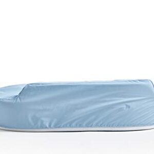 My Brest Friend Professional Nursing Pillow | Ergonomic Breastfeeding Pillows | Ideal for Lactation Consultants, NICUs & More | Breastfeeding Essentials | Handy Side Pocket & Easily Wipes Clean, Blue