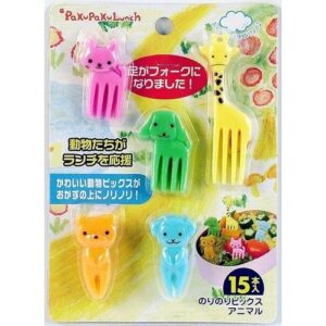 bento decoration - food picks (animal) 15pcs by pakopako lunch