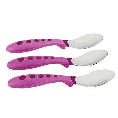 NUK First Essentials Kiddy Cutlery Spoons in Assorted Colors, 3-count