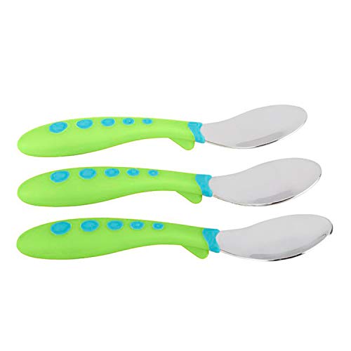 NUK First Essentials Kiddy Cutlery Spoons in Assorted Colors, 3-count