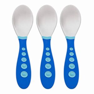 NUK First Essentials Kiddy Cutlery Spoons in Assorted Colors, 3-count