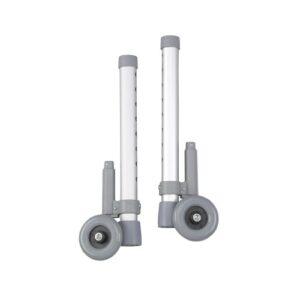 drive medical 10106 rear glide walker brakes with wheel, gray