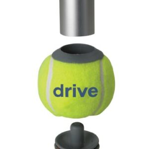 Drive Medical 10121 Walker Tennis Ball Glides, Yellow