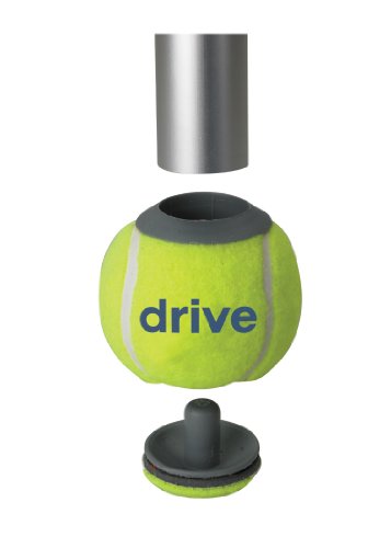 Drive Medical 10121 Walker Tennis Ball Glides, Yellow