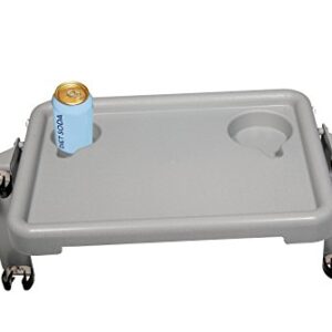 Drive Medical 10125 Walker Tray with Cup Holders, Gray