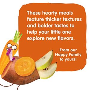 Happy Baby Organics Hearty Meals Stage 3 Baby Food, Root Vegetables & Turkey with Quinoa, 4 Ounce (Pack of 16)