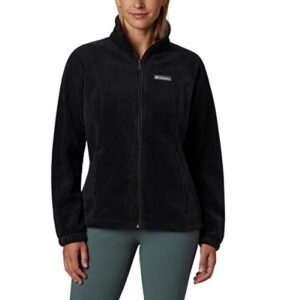 columbia women's benton springs full zip, black, large