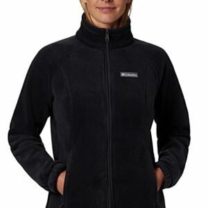 Columbia Women's Benton Springs Full Zip, Black, Large