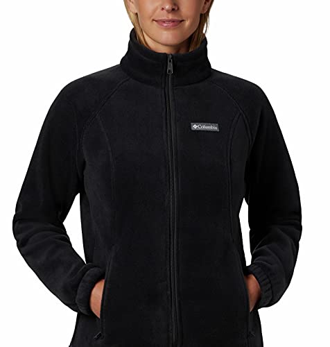 Columbia Women's Benton Springs Full Zip, Black, Large