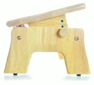 my brest friend nursing stool adjustable for comfort, wood