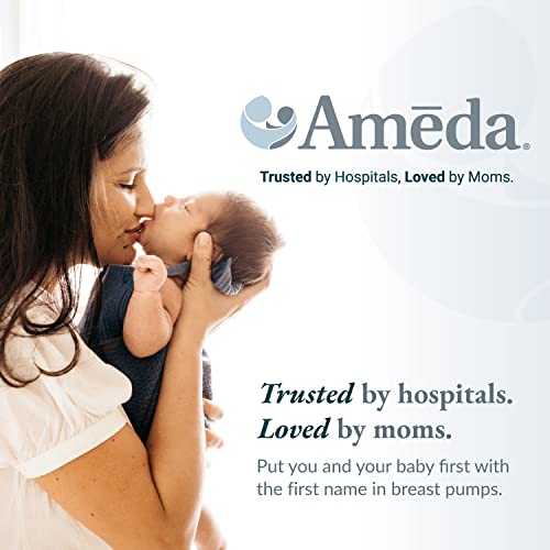 Ameda Contact Nipple Shields, 24mm Opening, Ultra-Thin Flexible Silicone, Encourages Baby's Attachment to Breast, Great for Problems with Latching, Cushions Sore or Sensitive Nipples