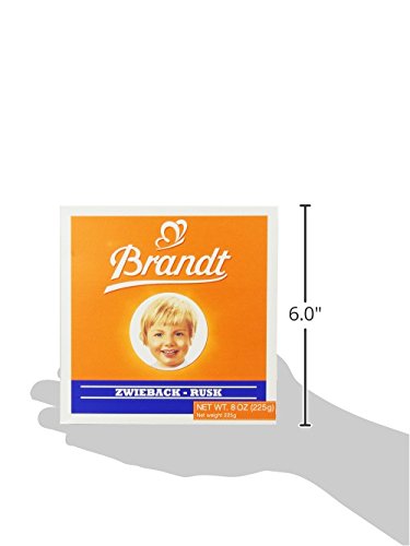 Brandt Zwieback, 8-Ounce Box (Pack of 10)