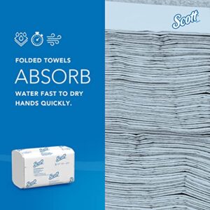 Scott® Pro™ Scottfold™ Multifold Paper Towels (01960), with Absorbency Pockets™, 7.8" x 12.4" sheets, White, (175 Sheets/Pack, 25 Packs/Case, 4,375 Sheets/Case)