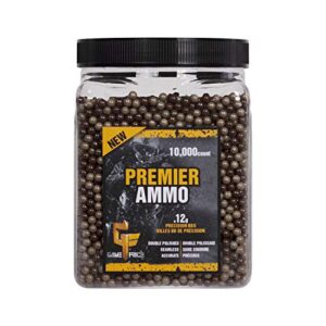 game face asp10k12 premier .12-gram 6mm camo airsoft bbs (10,000-count)