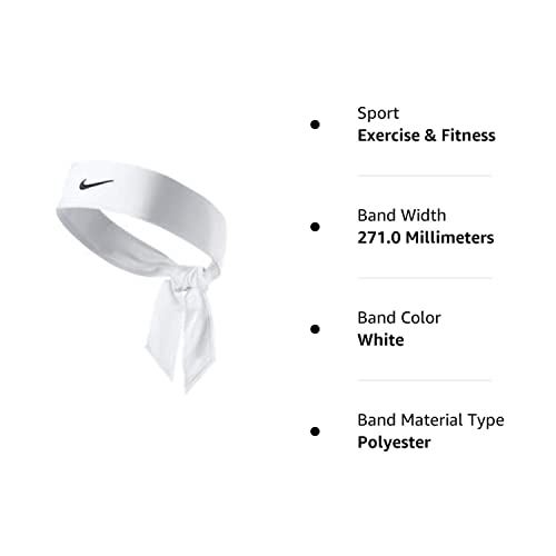 Nike Dri Fit Head Tie White