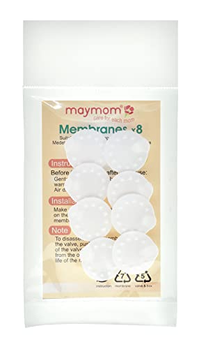 Maymom Replacement Membranes for Medela Medela Pump in Style Breastpump, Lactina, Swing and Symphony Pumps, 8-Pack