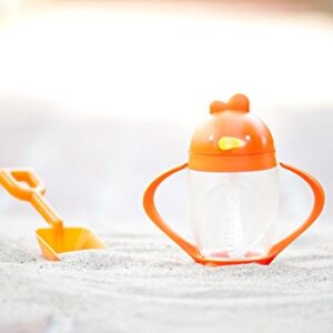 Lollaland Weighted Straw Sippy Cup for Baby: Lollacup - Transition Kids, Infant & Toddler Sippy Cup (6 months - 9 months) | Shark Tank Products | Lollacup (Orange)