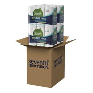 Seventh Generation Paper Towels, 100% Recycled Paper, 2-Ply, 6-Count (Pack of 4)