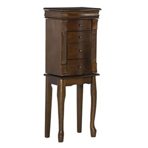 powell louis philippe jewelry armoire, walnut