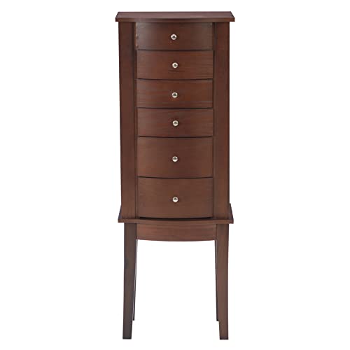 Powell Merlot Jewelry Armoire,