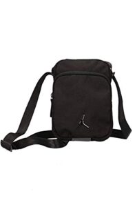 nike air jordan airborne crossbody festival bag (black)