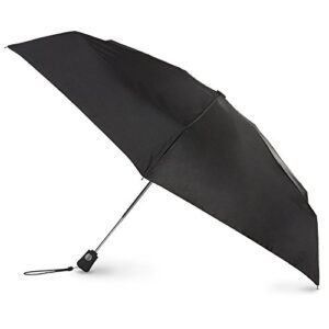 totes automatic open close compact foldable travel umbrella