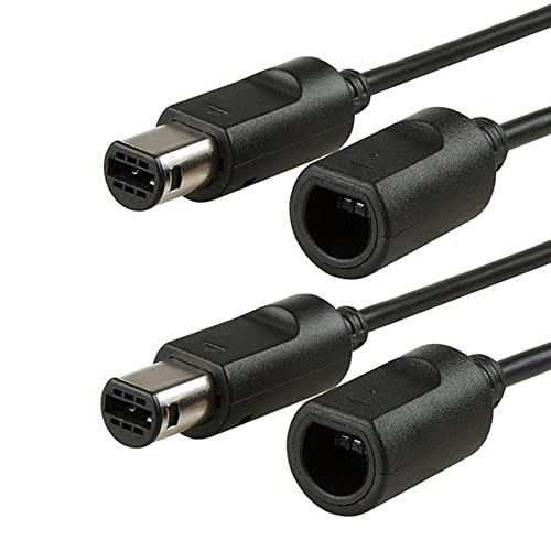 2x 6FT Controller Extension Cable For Wii GameCube GCN