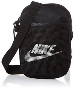 nike luggage casual, black/black/(white), 17 x 23 x 6 cm