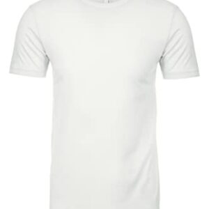 Next Level Men's CVC Crew L WHITE