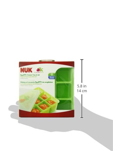 NUK Homemade Baby Food Flexible Freezer Tray and Lid Set