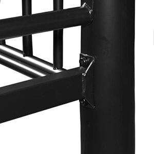 Powell Heavy Metal Bunk Bed, Full-Over-Full, Black