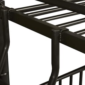 Powell Heavy Metal Bunk Bed, Full-Over-Full, Black