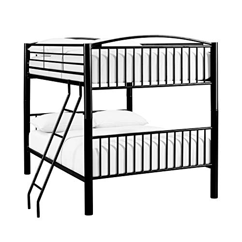 Powell Heavy Metal Bunk Bed, Full-Over-Full, Black