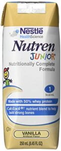 nutren junior vanilla brikpaks 24 x 250 ml case