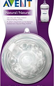 Philips AVENT BPA Free Natural Fast Flow Nipples, 2-Pack