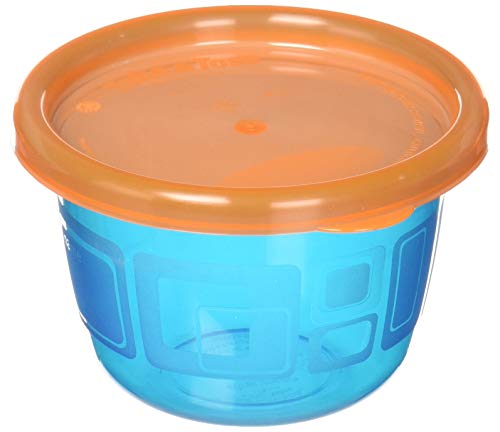 The First Years Take and Toss Snack Containers with Lids, 4.5 Ounce (Pack of 6)