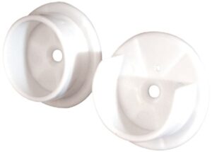 prime-line n 6568 closet pole sockets, 1-3/8 in., plastic, white (1 set)