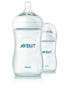 philips avent bpa free natural polypropylene bottle, 9 ounce, 2 pack