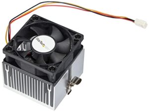 startech.com 60x65mm socket a cpu cooler fan with heatsink for amd duron or athlon