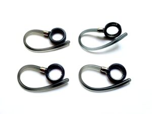 4pcs new earhooks earloops clips compatible with motorola boom 2+, boom 2, boom, hx600, elite flip hz720, h17, h17txt, h19, h19txt, hx550, h525, h520 wireless headsets