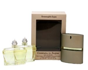 ermenegildo zegna essenza di zegna eau de toilette spray travel pack for men, 0.7 ounce