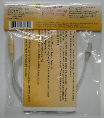 Tubing Compatible with Medela Swing Breastpump, 1/Pack, BPA Free, Replacement Tubing for Medela Tubing Part # 8007215, Made by Maymom