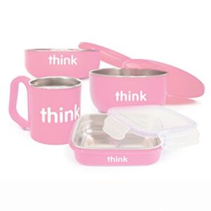 Thinkbaby Complete BPA Free Feeding Set (Pink)