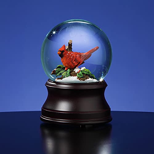 Holiday Cardinal Snow Globe by The San Francisco Music Box Company