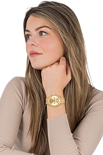 Invicta Women's 12466 Angel Gold Tone Dial Gold Ion-Plated Stainless Steel Watch